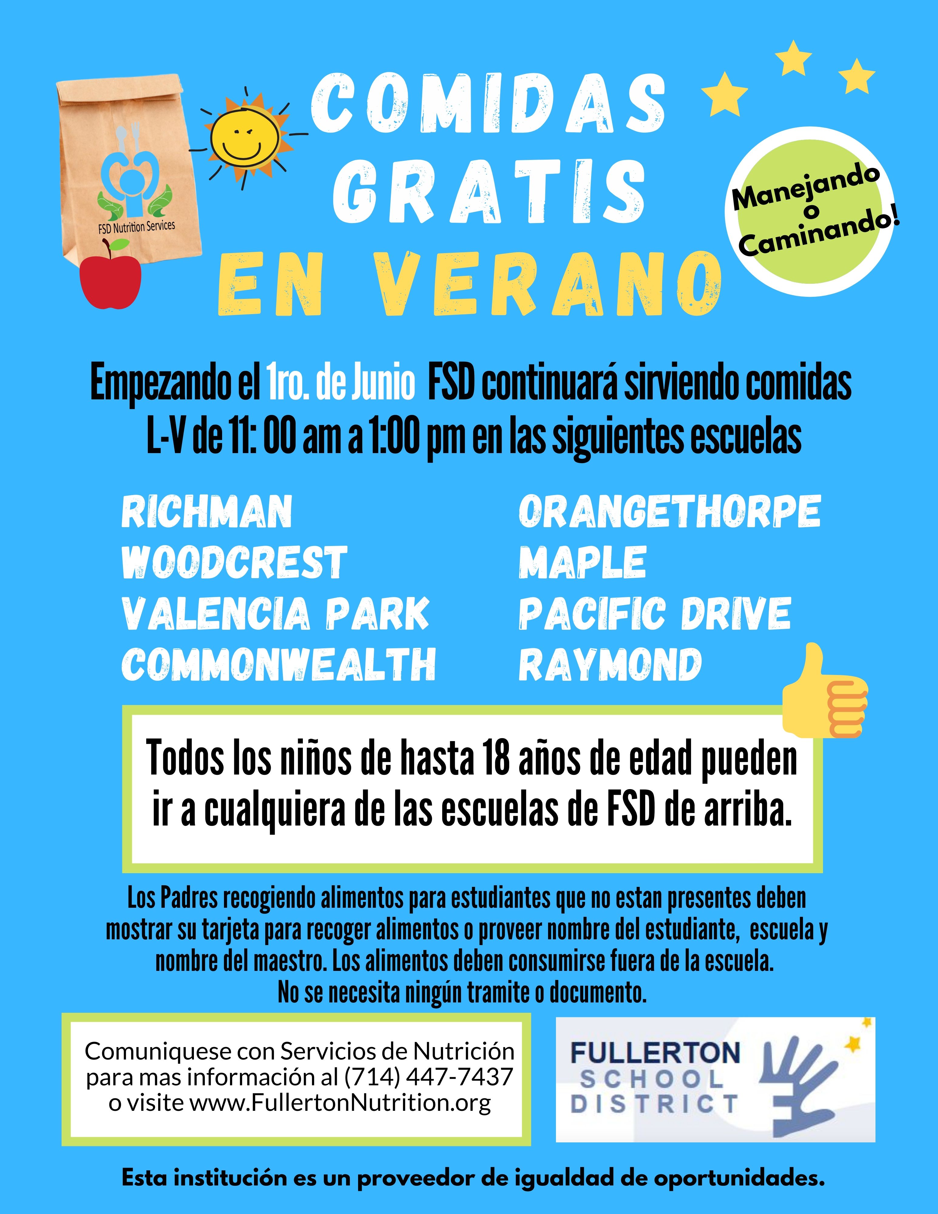 Fullerton School District - School Nutrition And Fitness